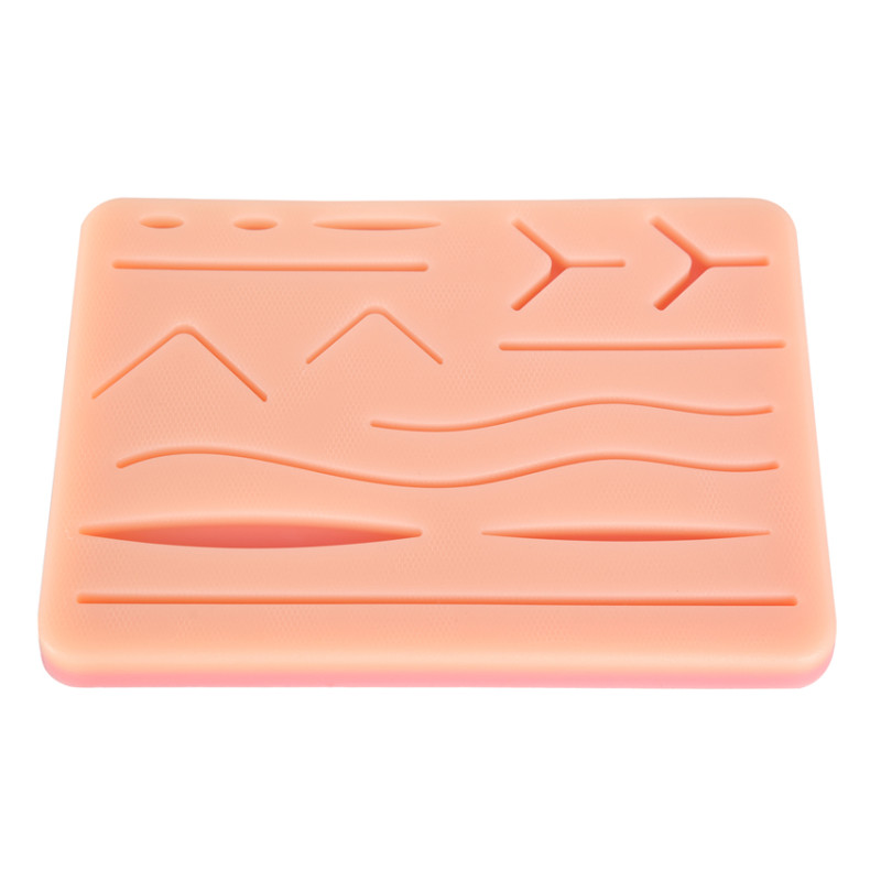 SUTURE TRAINING PAD WITH WOUNDS WITH MESH