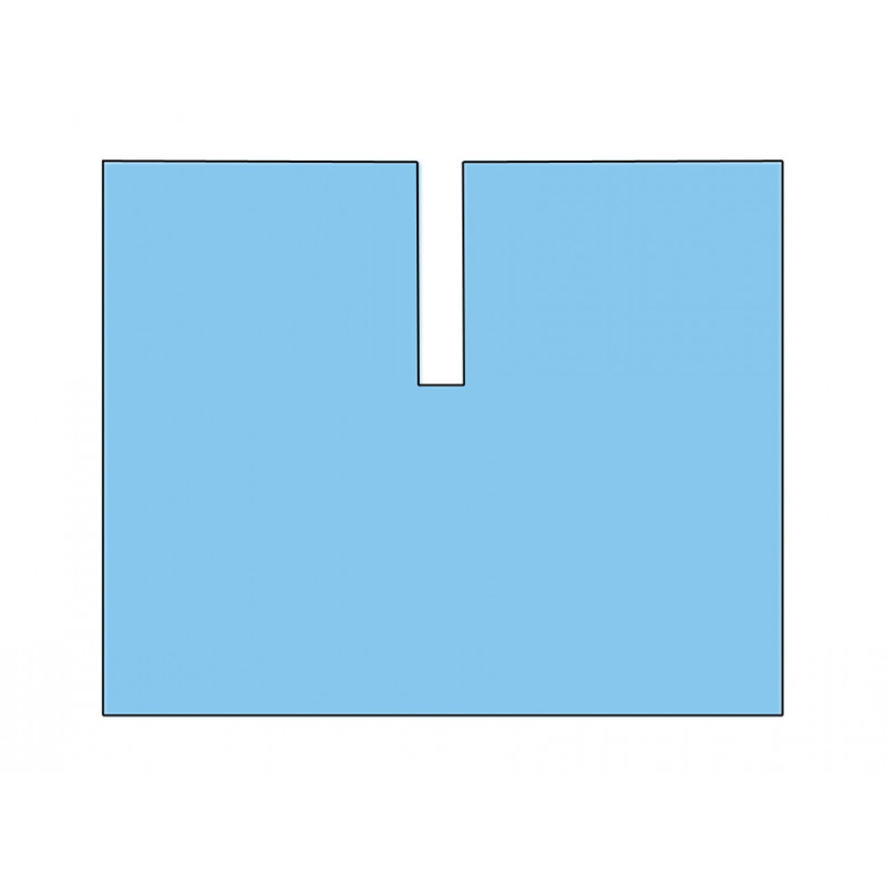 DRAPE with adhesive U shape cut sterile