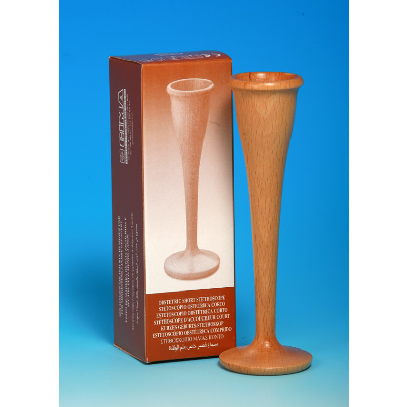 LONG OBSTETRIC STETHOSCOPE beech wood
