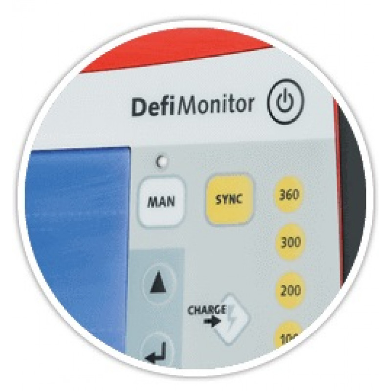 DEFIMONITOR XD30 DEFIBRILLATOR - manual with SpO2 and pacer