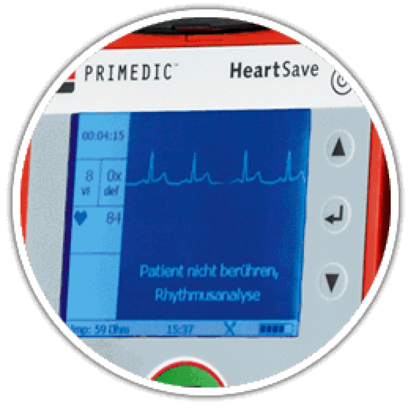 Primedic heart save aed-m (defibrillator with ECG and monitor)